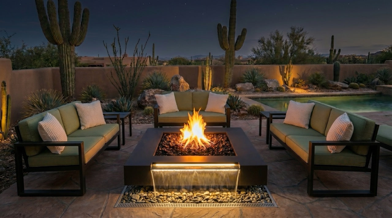 Fire & Water Tables | Luxury Modular Fire and Fountain Designs | Modofire
