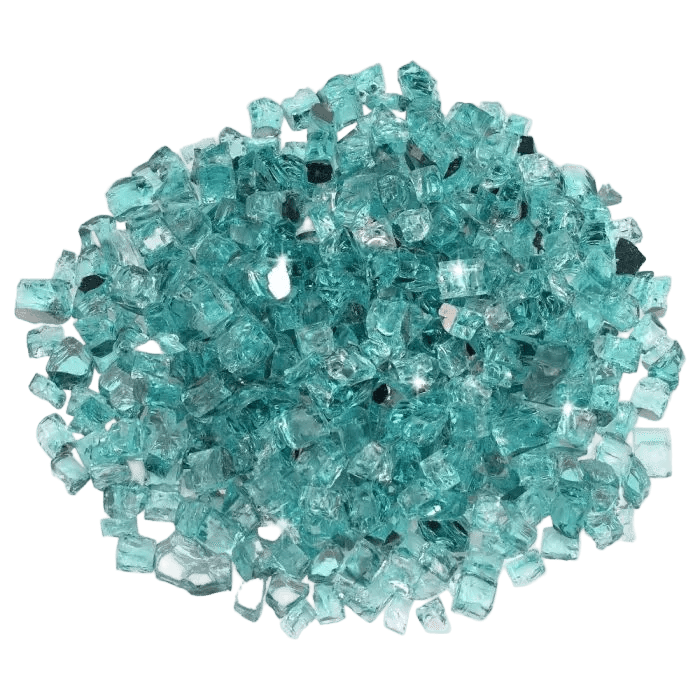 Azuria Reflective Fire Glass- 1/2" - 10 lbs., American Fire Glass, Home ...