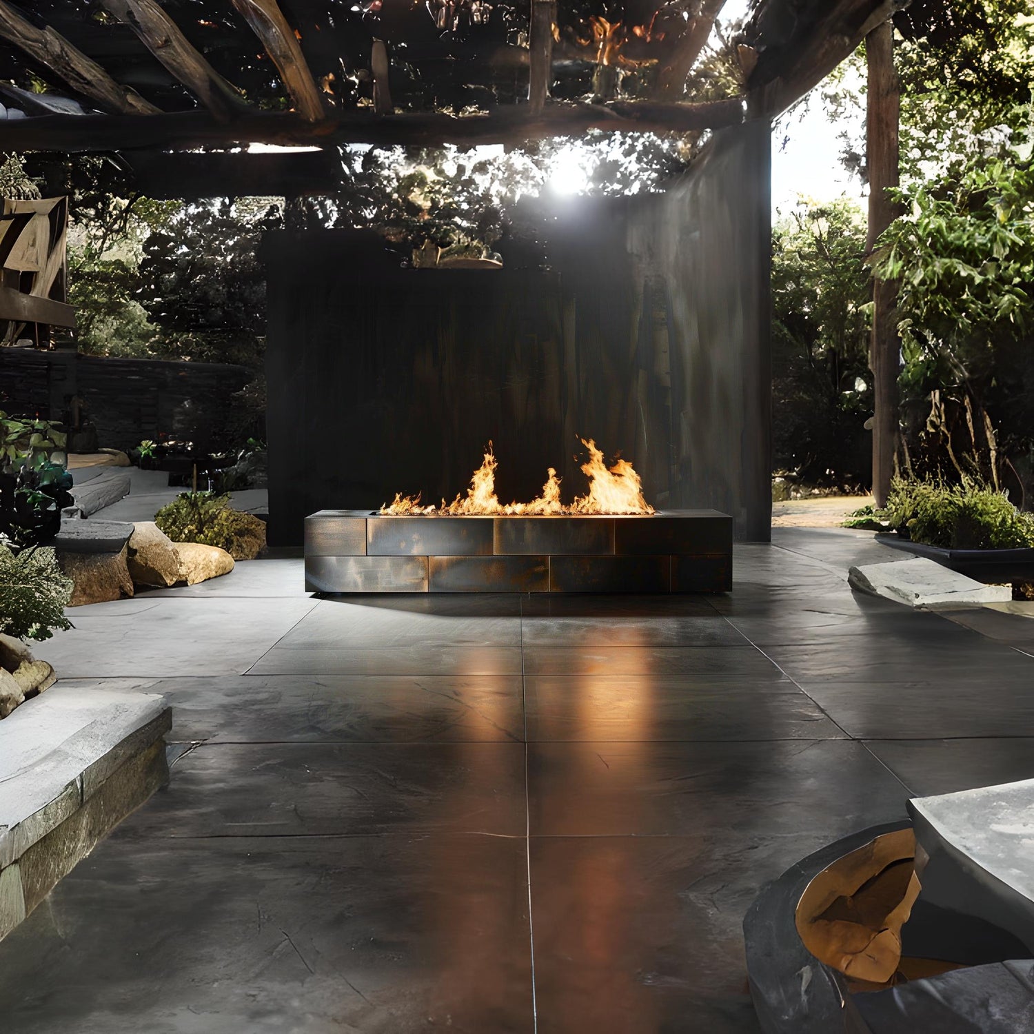 Cinder Fire Pit Table - Custom, Modofire, Furniture > Outdoor Furniture ...