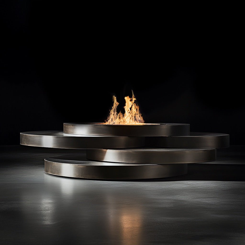 Dunes Fire Pit Table | Unique Modern Aluminum by Modofire