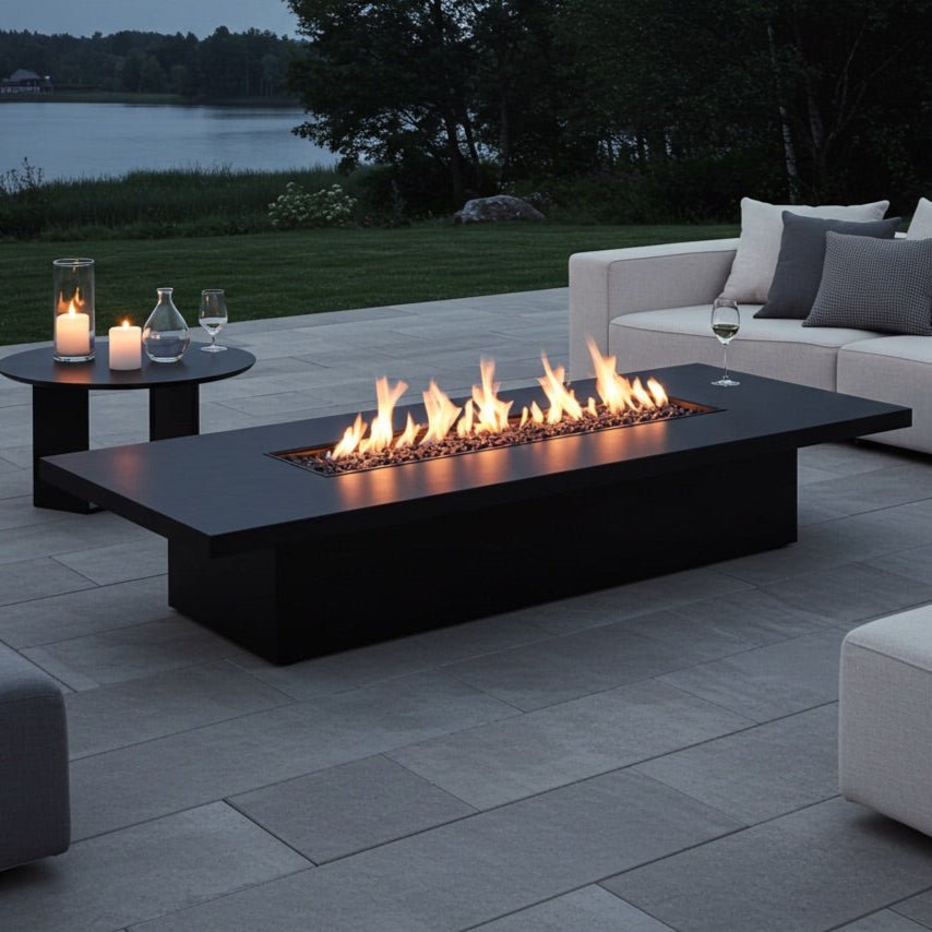 Lineo Fire Table (Tabletop) - Aluminum > Modofire > Furniture > Outdoor ...