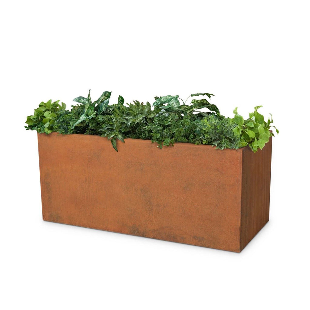 Moderna Rectangle Planter - Corten Steel, The Outdoor Plus, Home ...
