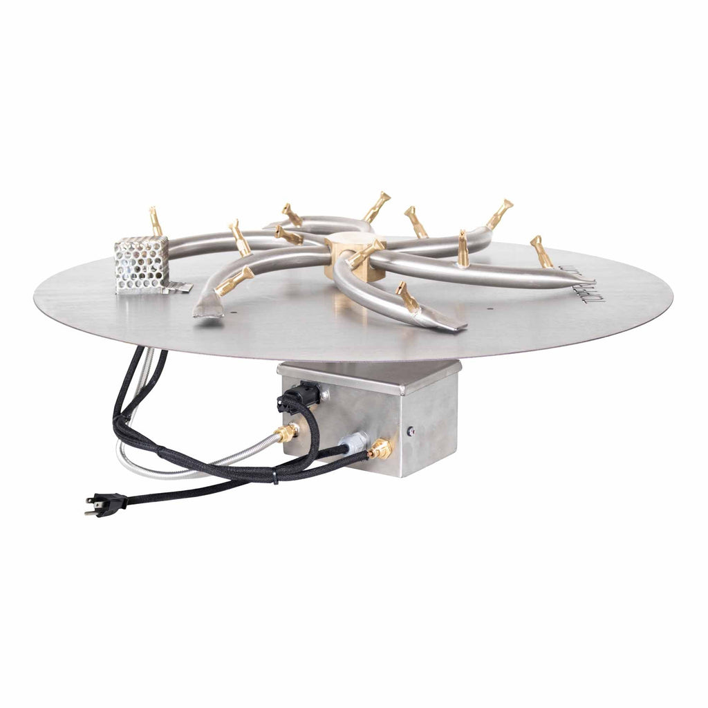 Round Flat Pan and SS Triple 'S' Bullet Burner, The Outdoor Plus, Home ...